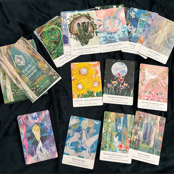 Earth Alchemy Oracle Deck | This Oracle Card Deck Has 45 Cards and ...