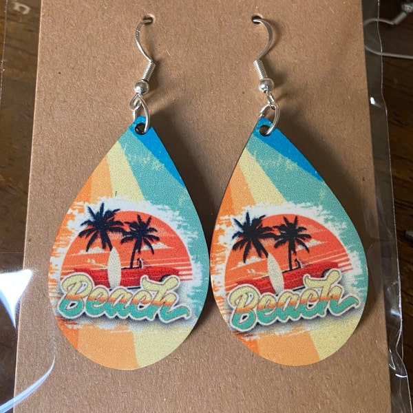 Reading Teardrop Earring PNG Sublimation Design, Reading Earring ...