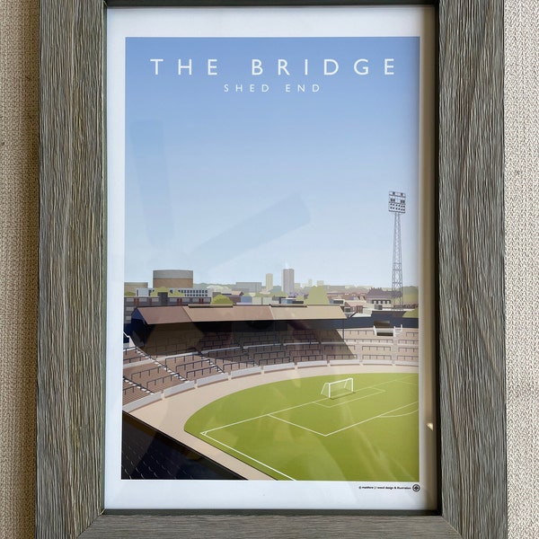 Chelsea FC Stamford Bridge - the Shed End Poster - Etsy