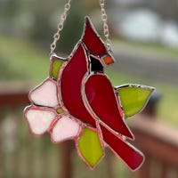 Red Cardinal Stained Glass Digital Pattern, Digital PDF, Hobby License ...