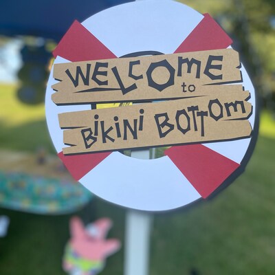 Spongebob Birthday Spongebob Party Spongebob Birthday Sign Spongebob ...