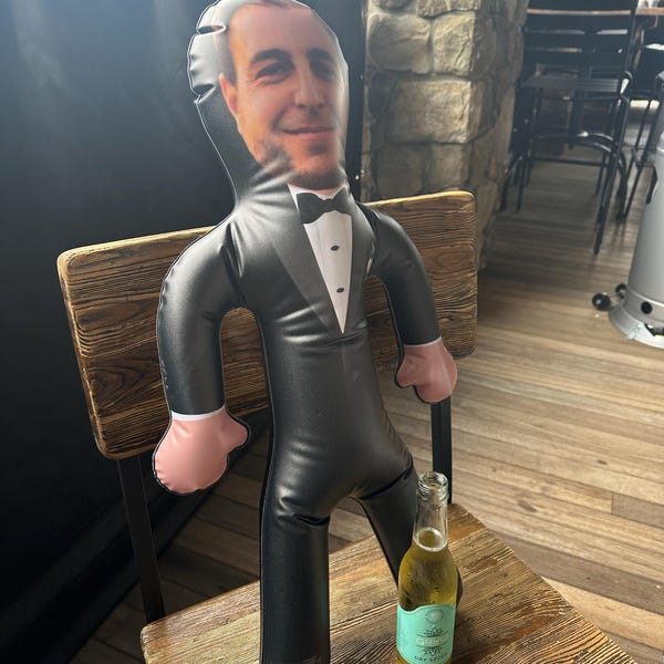 Groom Blow up Doll Custom Inflatable, Hen Party, Bachelorette, Unique ...