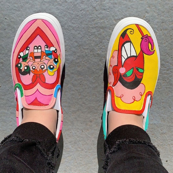 Nickelodeon and Cartoon Network Cartoons Shoes - Etsy