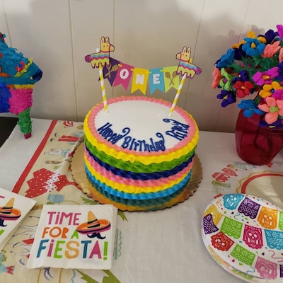 First Fiesta Decor Fiesta First Birthday Girl Fiesta Decor - Etsy