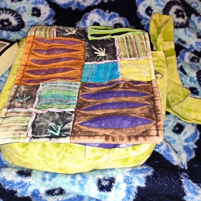 Hobo Hippie Recycled Jute Rice Bag Backpack Hand-made - Etsy