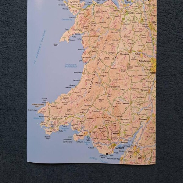 USA Map States United States of America Map Poster A5, A4, A3, A2, A1 ...