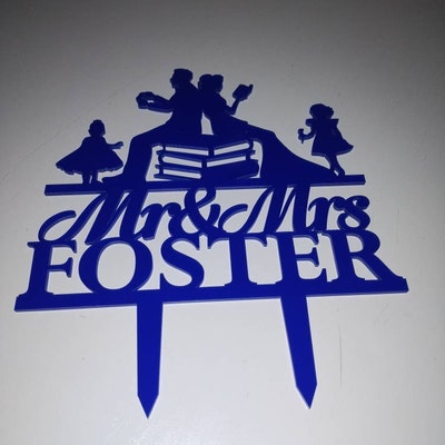 Gamer and Book Reader Cake Topper, Gaming Themed Wedding Cake Topper ...