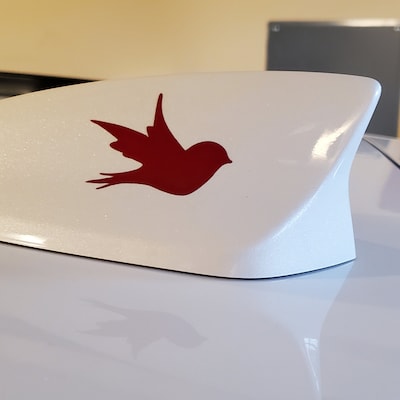 Bird Decal Bird Vinyl Decal Bird Sticker Blue Bird Decal Blue Bird ...