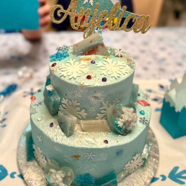 Elsa Cake Topper | Frozen Cake Topper | Elsa Topper | Frozen Party ...