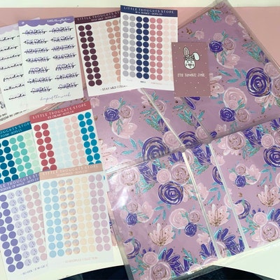 Reusable Sticker Book 5x7 Sticker Organisation Planner Stickers Galaxy ...