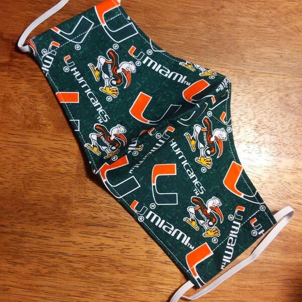 FSU Seminoles Cotton Flannel Fabric Face Masks. Washable, Double Layer ...