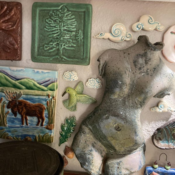 Green Ceramic Snake for Mosaic Garden Art, Stepping Stone or Patio Wall ...