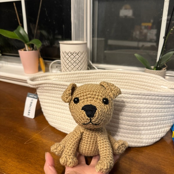 Staffordshire Bull Terrier Dog Amigurumi Crochet Pattern - Etsy