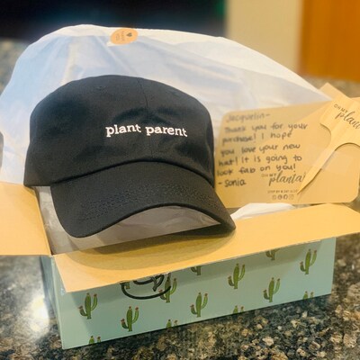 Black Plant Parent Dad Hat Baseball Hat Plant Hat Plant Lover Baseball ...