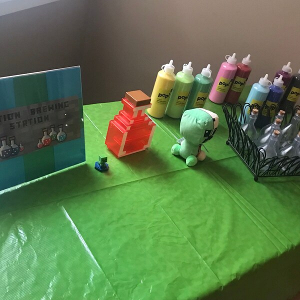 56 Mine Themed Birthday Food Signs | Instant Download - Etsy