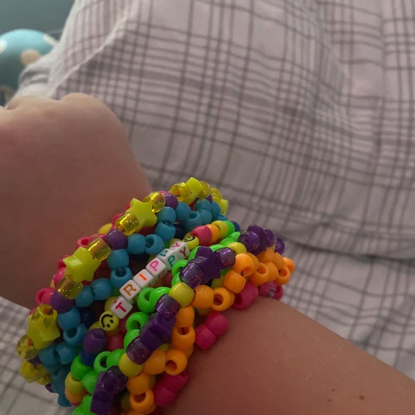 No Internet Dinosaur Perler Kandi Necklace - Etsy