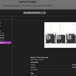 IPhone 15 Pro Max Skin and Screen Template Vector Cut File Cdr , Dxf ...