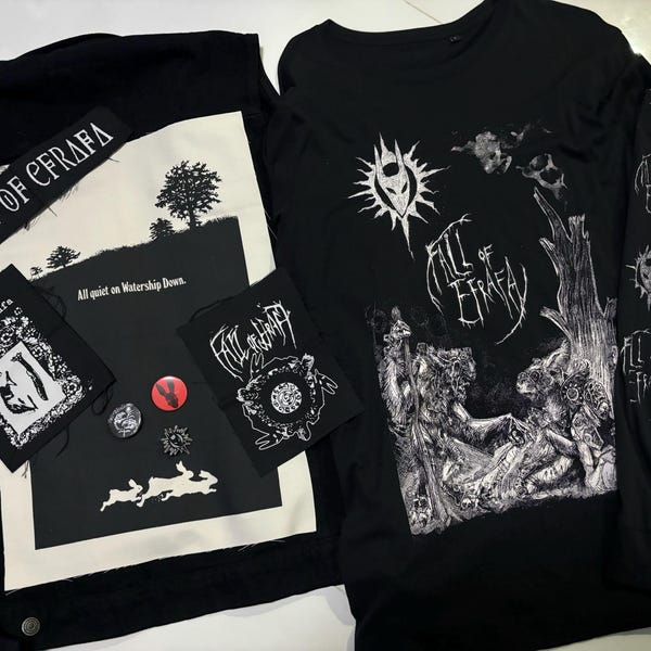 Fall of Efrafa Enamel Pin Watership Down Rabbit Black Rabbit of Inlé - Etsy