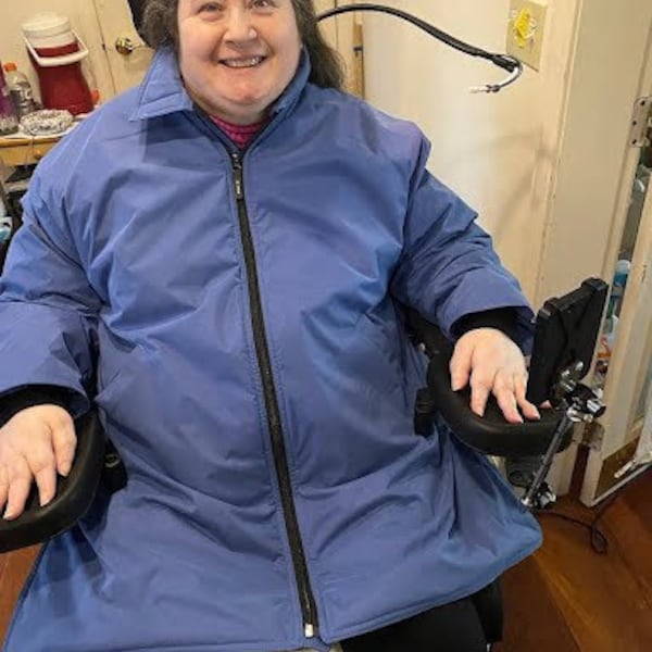Wheelchair Jacket Winter | Adaptive Coats for Wheelchair Users - Etsy