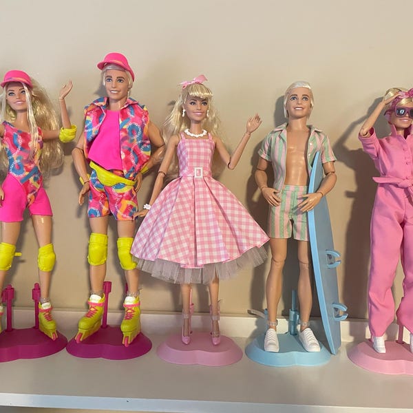 Stands by Willow - Colorful Doll Stands Inspired by Barbie - Etsy