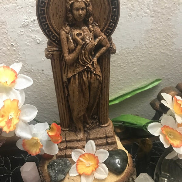 Persephone Statue, Kore Figurine, Greek Goddess, the Queen of the ...