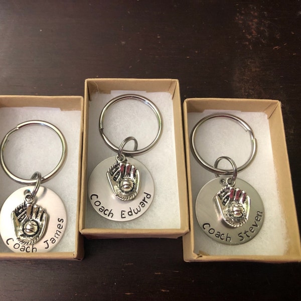 Baseball Coach Gift, Softball Coach Gifts, Baseball Keychain, Softball ...