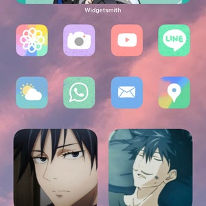 120 Cute Pastel Ios 14 App Icons Wallpapers Doodle Style Aesthetic ...