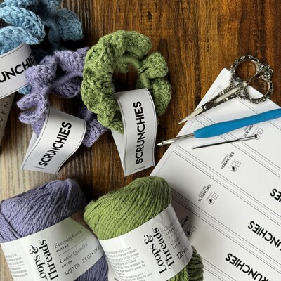 Printable Coaster Tags and Labels, Knit, Crochet Coaster Sets ...