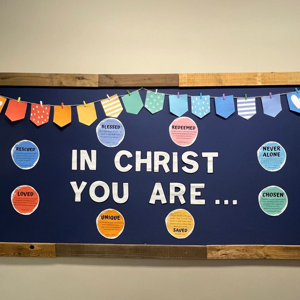 Bible Verse Wall Art Posters for Nursery, Homeschool, or Christian ...