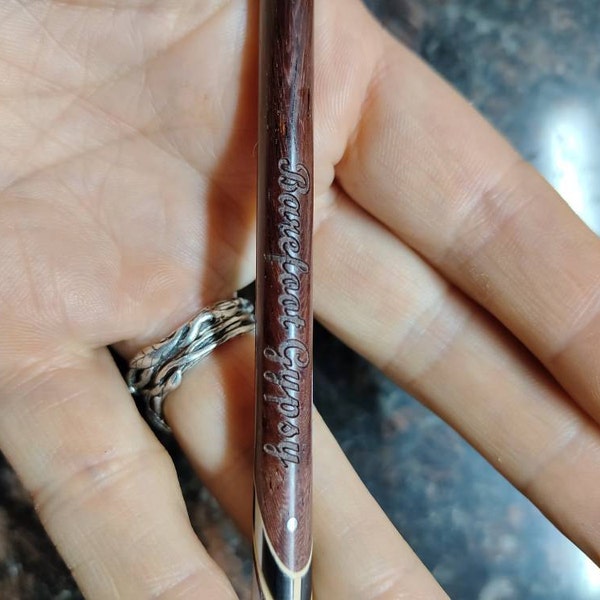 Personalized Japanese Rosewood Chopstick With Marble Tip, Rosewood ...