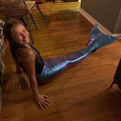 Walkable Mermaid Tail With Invisible Zipper Bottom Add - Etsy UK