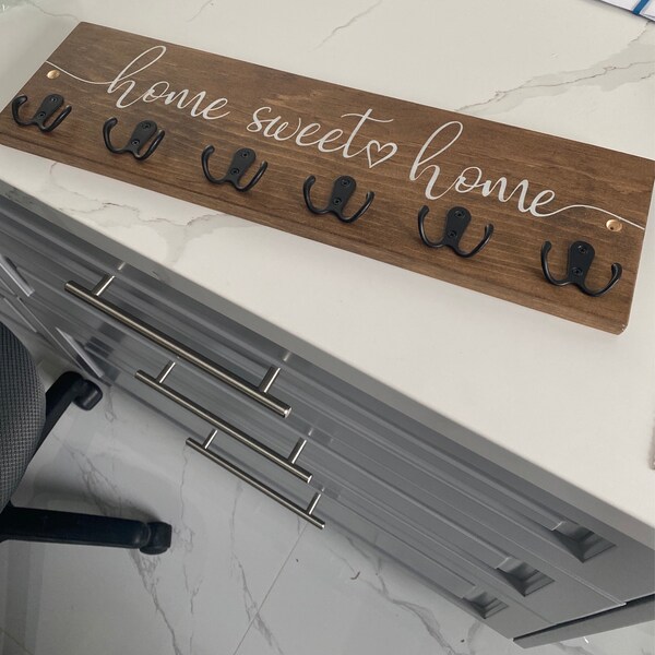 Easy Install ~ Hardware Included. Rustic Farmhouse Home Sweet Home ...