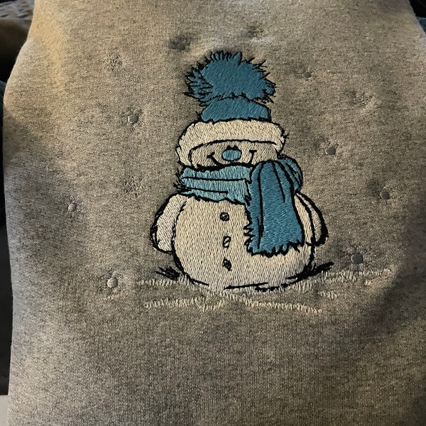 Snowman Embroidery Design, Snowman Designs for Embroidery Machines ...