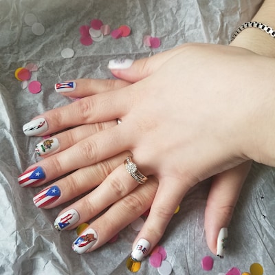 Puerto Rico Set of Press on Nails - Etsy