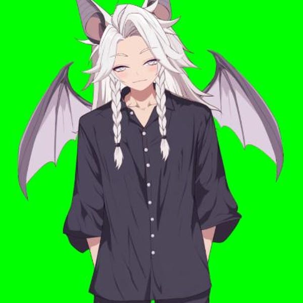 Premade Vtuber Model: Snake Punk Boy, Rigged Live2d Male Vtuber, OBS ...