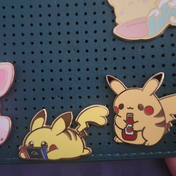Enamel Pins | Pikachu Wants to Play - Etsy