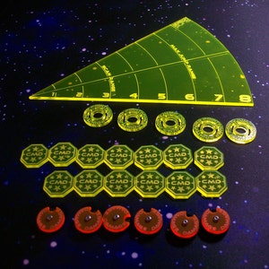 X-wing Compatible Laser Cut Token Set 30 Tokens | Etsy