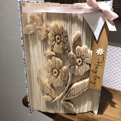 The Letter S Book Fold PATTERN, Cut and Fold Pattern, Birthdays ...