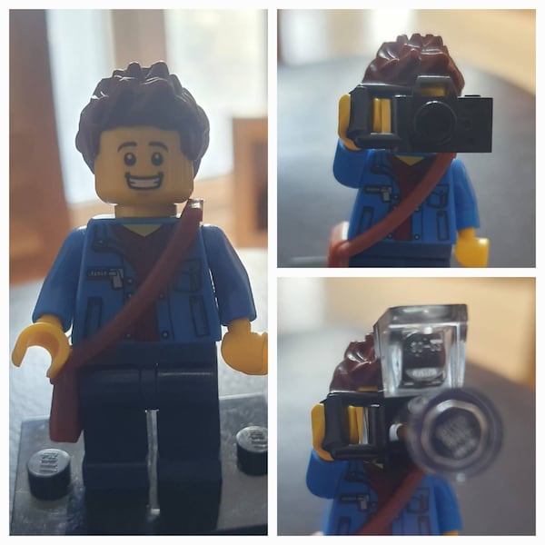 Models Built With Lego® Bricks the King Singer Entertainer Mini Figure ...