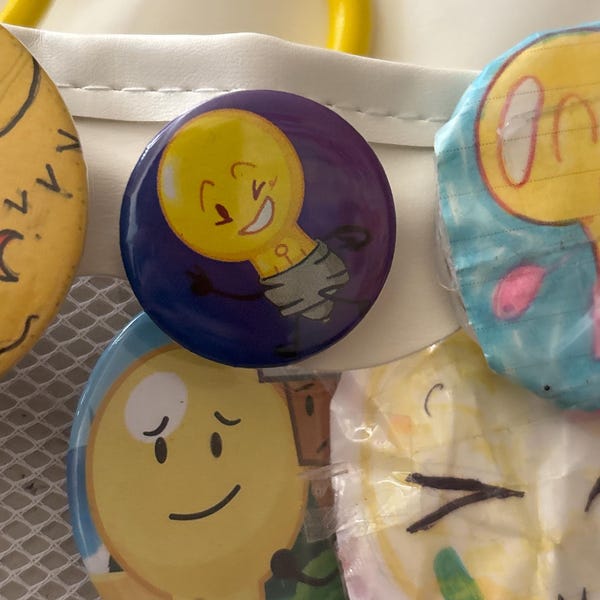 Inanimate Insanity Object Show Button Pins Fanart OSC - Etsy