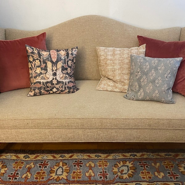 Three Pillow Cover Combination Set, Linen Designer Pillow Collection ...
