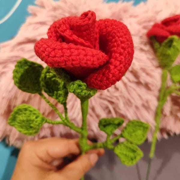 ROSES Crochet Pattern PDF. Crochet Flowers. Easy DIY Craft Instructions ...