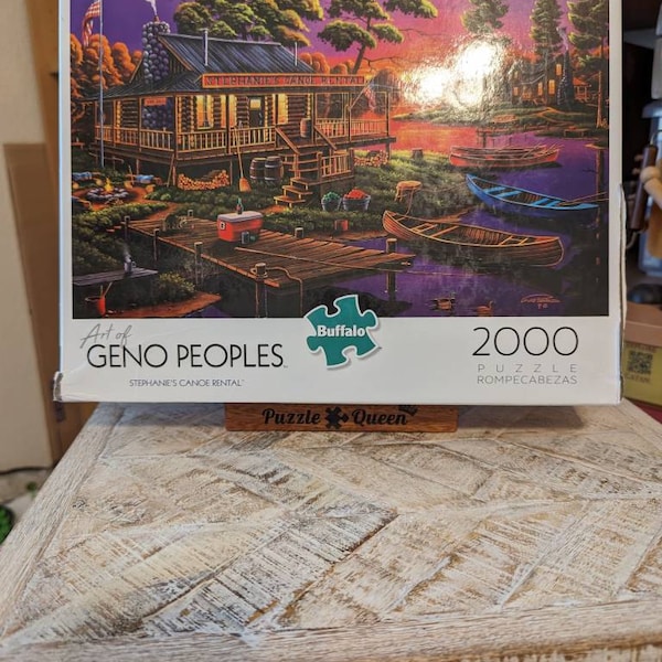Personalized Wooden Jigsaw Puzzle Box Top Stand (universal Fit) - Etsy