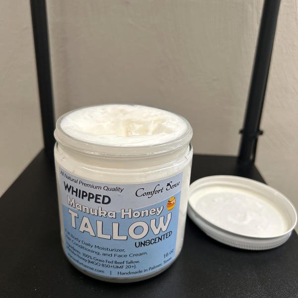 Sampler/gift Box of Manuka Honey & Bison Whipped Tallow Cream With 850 ...