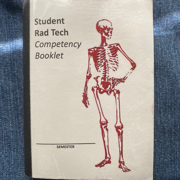 Rad Tech Student Clinical Booklet: Quick Reference Guide (NEW COVER) - Etsy