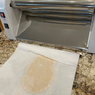 Manual Dough Sheeter 15.7 Inc., Dough Fondant Pizza Roller Pasta Maker ...