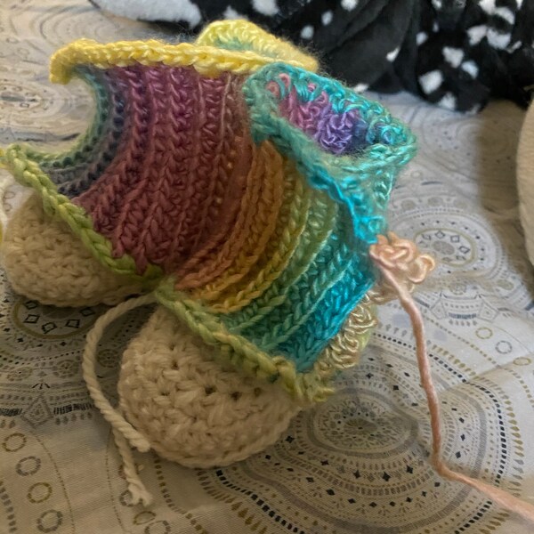 Crochet Pattern Baby Wrap Boot Boy Girl Instant Download PDF Baby Booty ...