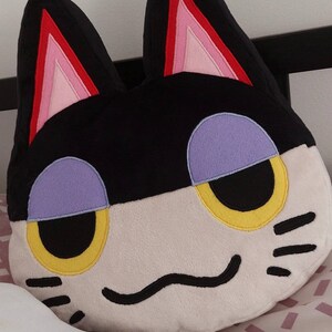 Punchy Animal Crossing Animal Villagers Punchy Cat Pillow New Leaf ...