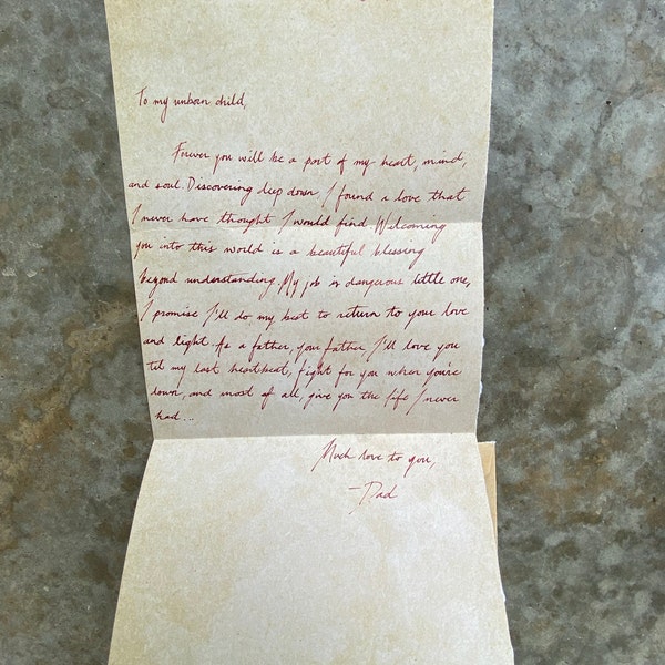 Customized Handwritten Letters Cards - Etsy