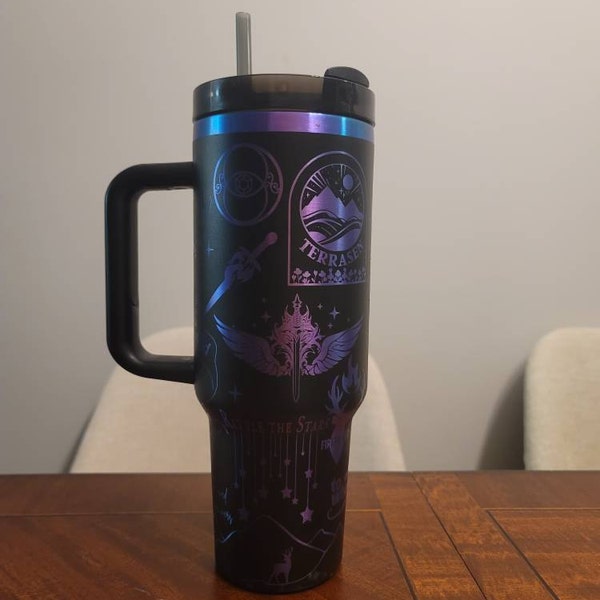 40 Oz the Thirteen TOG Tumbler With Handle, TOG Merch, Fireheart Gift ...